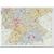 Bacher Verlag Carte des codes postaux: Allemagne du Sud 1:500.000